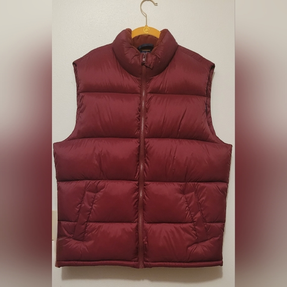 Old Navy | Jackets & Coats | Mens Xl Old Navy Frost Freeze Puffer Vest Burgundy | Poshmark